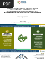 Persetujuan Lingkungan & RKL-RPL Rinci Melalui OSS - BKPM | PDF