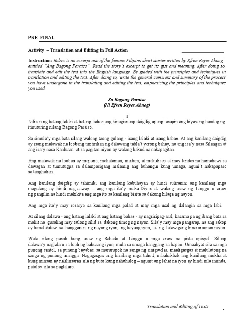 Pre Final | PDF