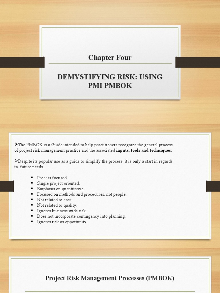 Chapter 3-Demystifying Risk | PDF | Risk | Risk Management
