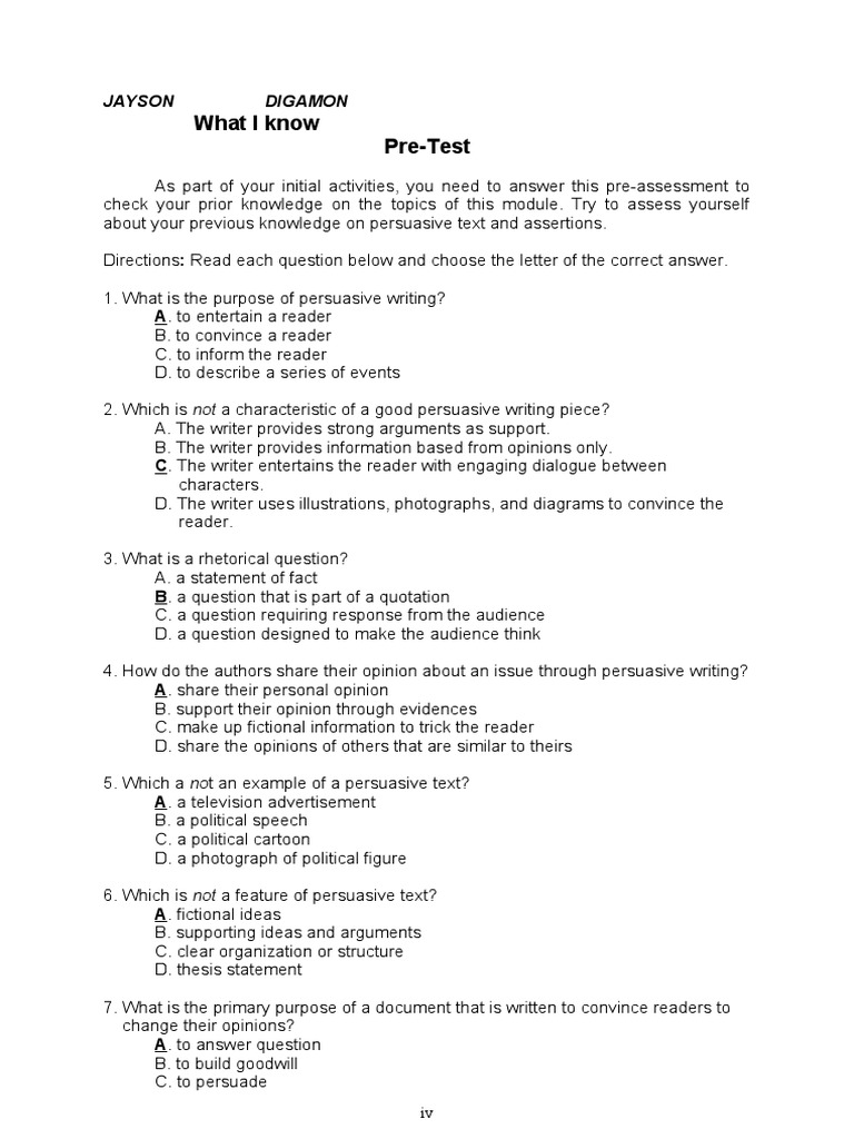 GRADE 10-LESSON 1 Only Jayson | PDF | Persuasion | Rhetoric