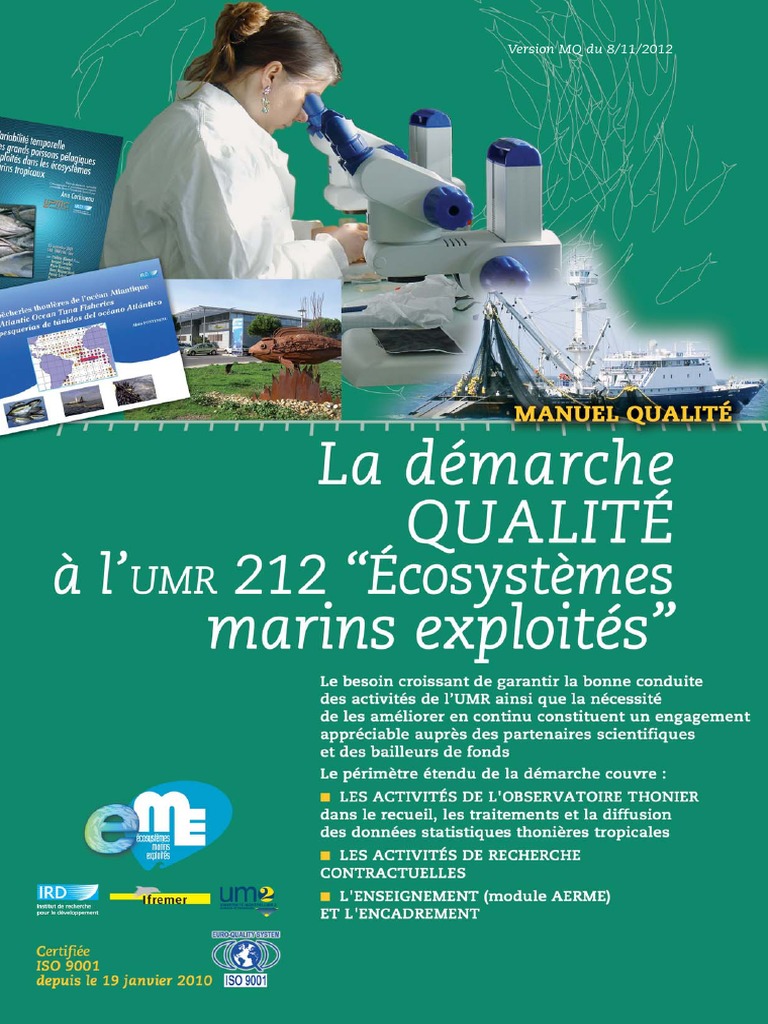 Manuel Qualité | PDF | Système de management de la qualité