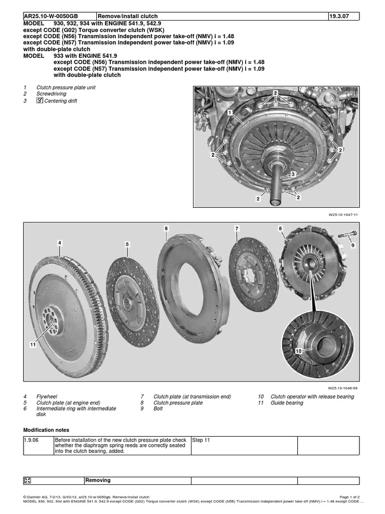 02 Remove - Install Clutch (Ok) | PDF | Clutch | Actuator