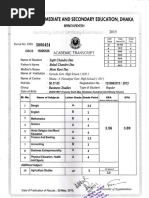 SSC Mark Sheet Online | PDF | Educational Stages