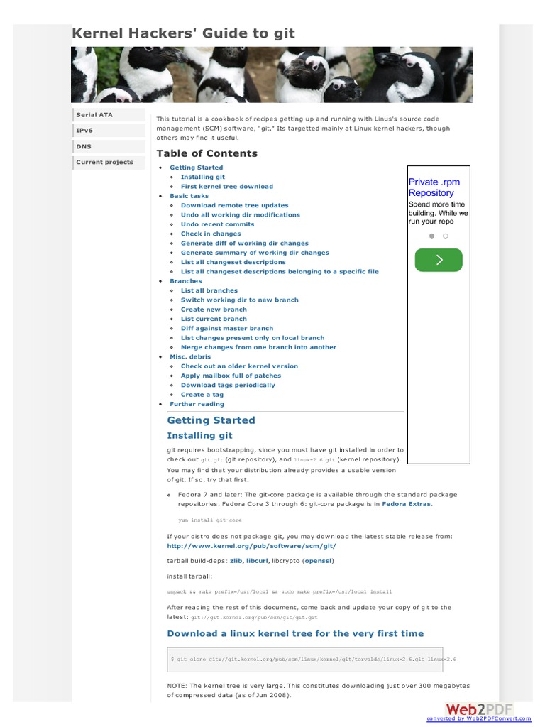 Kernel Hacker Guide To Git | PDF | Software Repository | Linux Distribution
