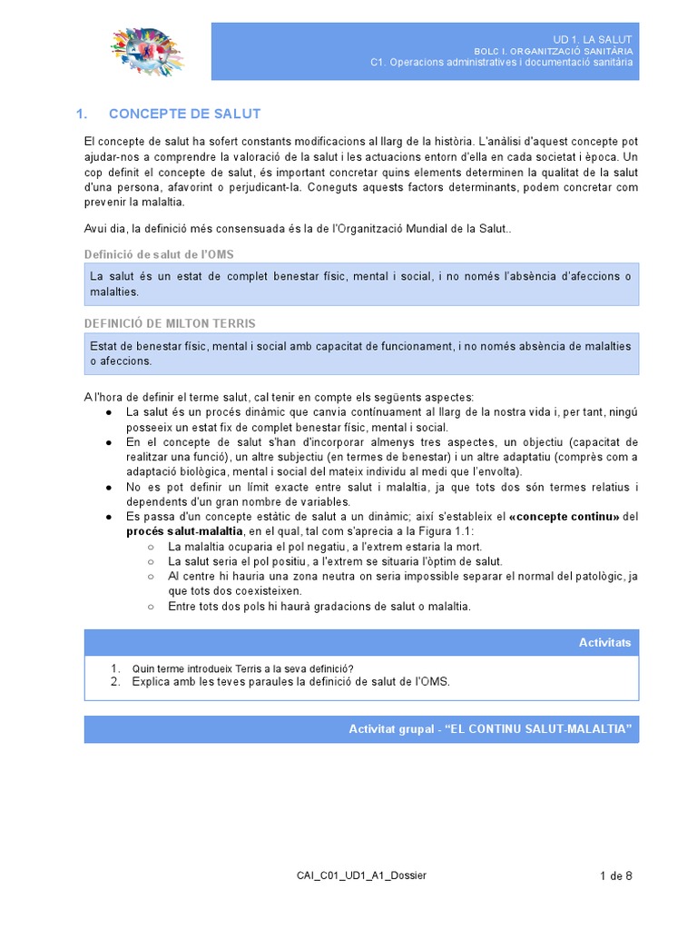 CAI C01 UD1 A1 Dossier | PDF