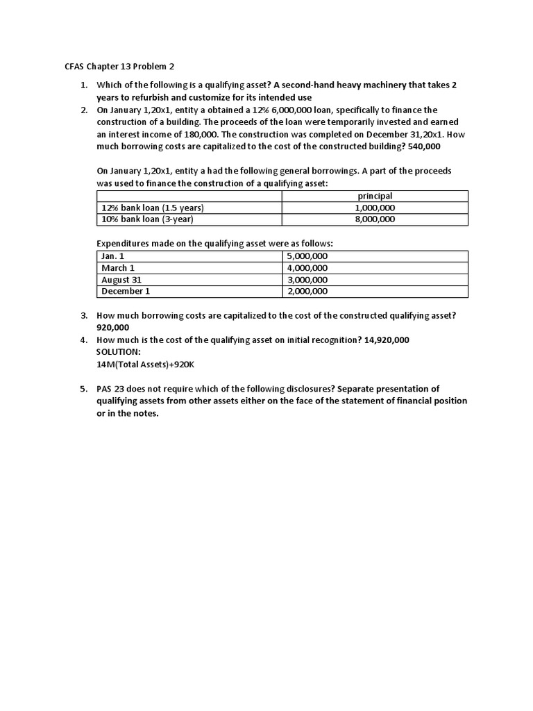 CFAS Chapter 13 Problem 2 | PDF | Business