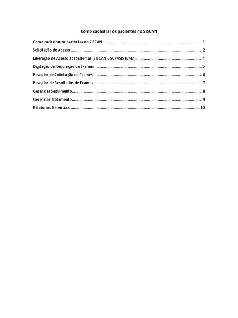 Como cadastrar pacientes e solicitar exames no SISCAN: um guia passo a ...
