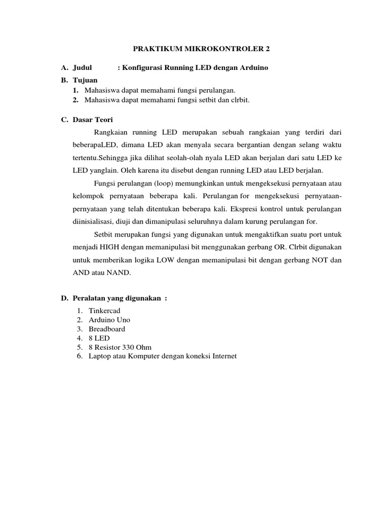 Praktikum Mikro 2 | PDF