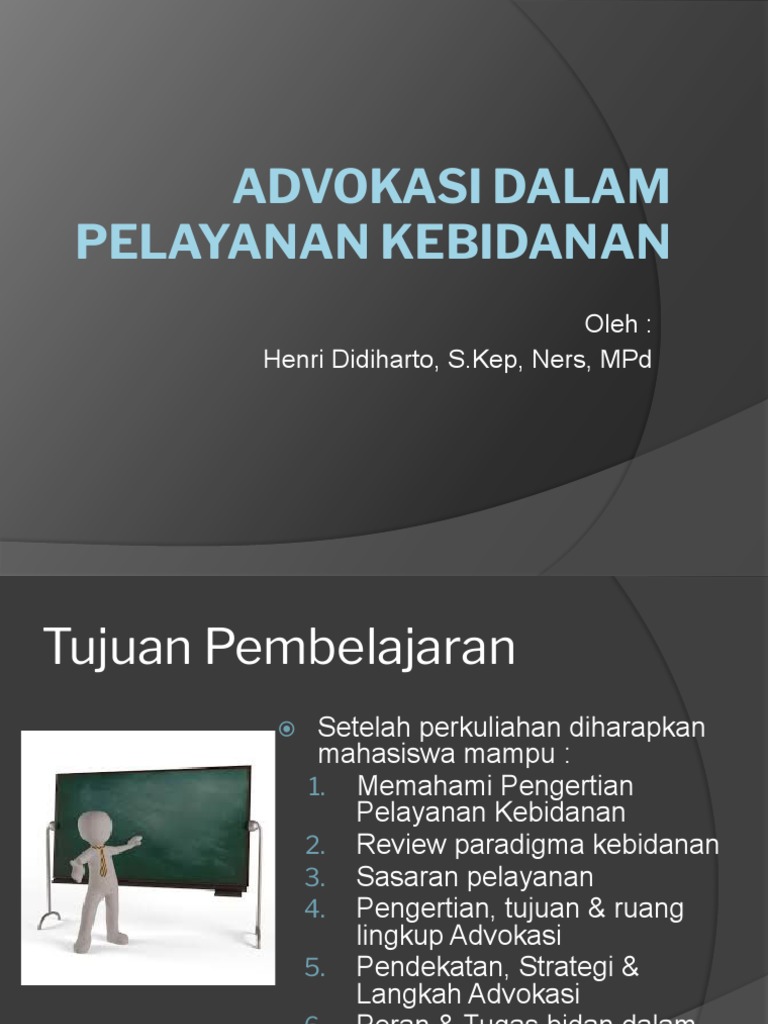 Advokasi Dalam Pelayanan Kebidanan | PDF