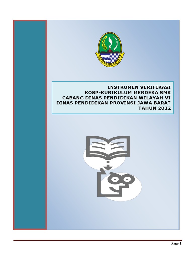 Instrumen Verifikasi KOSP-Kurikulum Merdeka SMK 2022-Ok | PDF