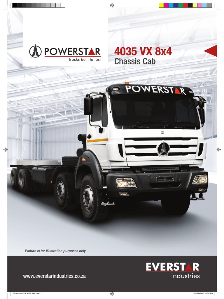 Powerstar VX 4035 8x4 | PDF | Truck | Manual Transmission