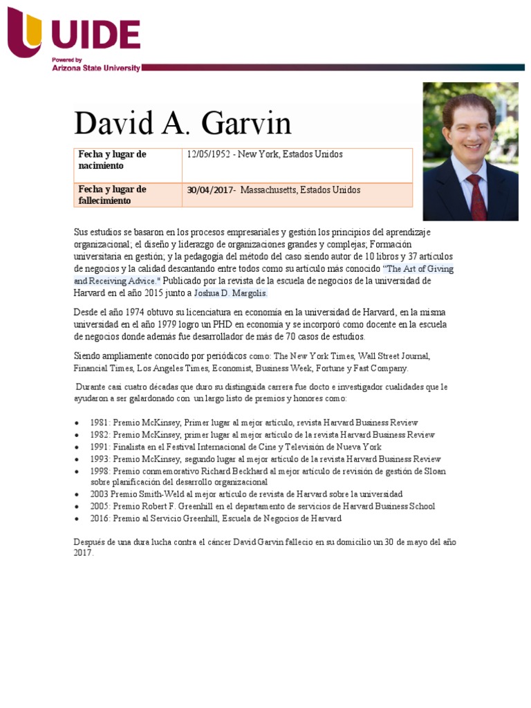 David Garvin | PDF