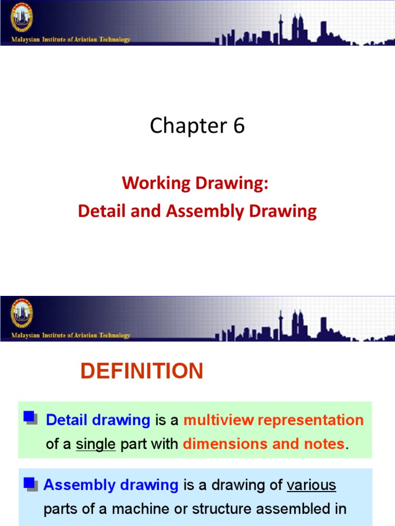 Chapter 6 Detail Assy Drawings | PDF | Screw | Metalworking