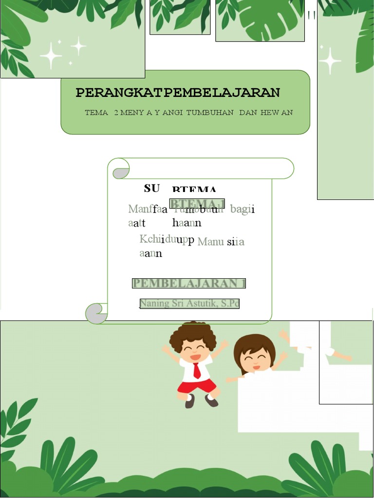 RPP Kelas 3 Tema 2 SB1 PB1 | PDF