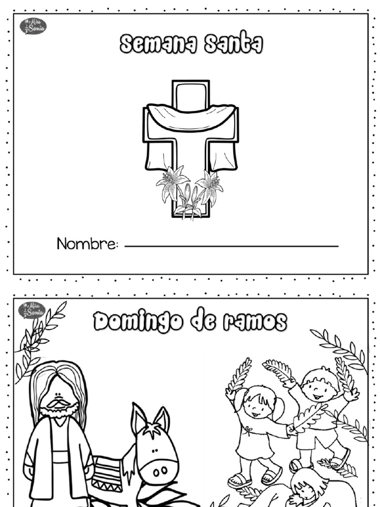 Cuadernito Semana Santa para Inicial Recopilado Por Materiales ...
