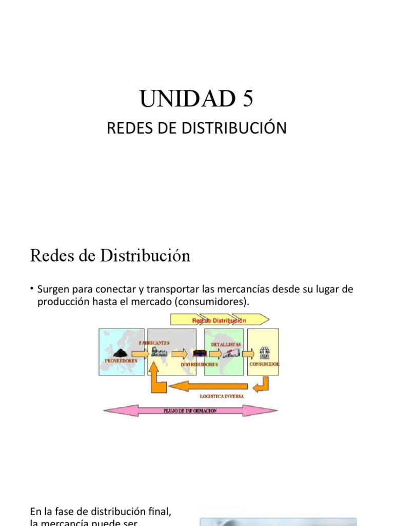 Unidad 5 Redes de Distribución | PDF