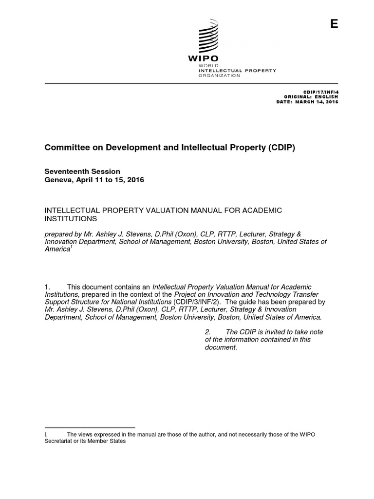 Cdip 17 Inf 4 | PDF