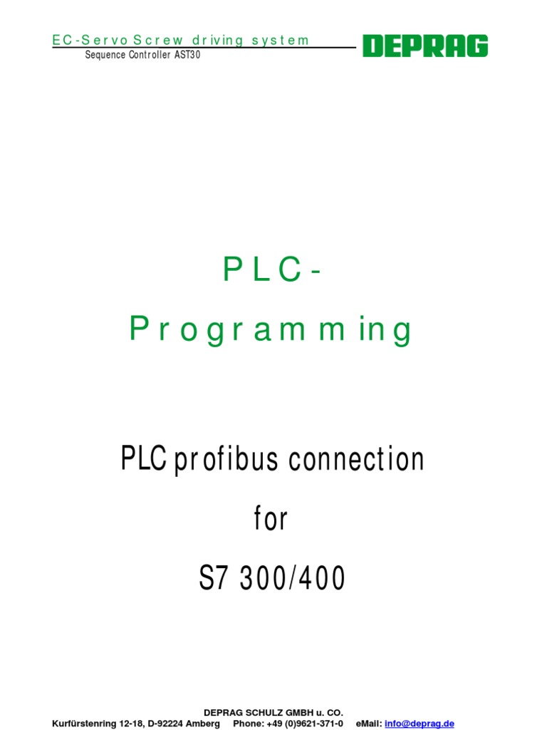 Chapter 09 Profibus PLC Prog | PDF | Programmable Logic Controller | Parameter (Computer ...