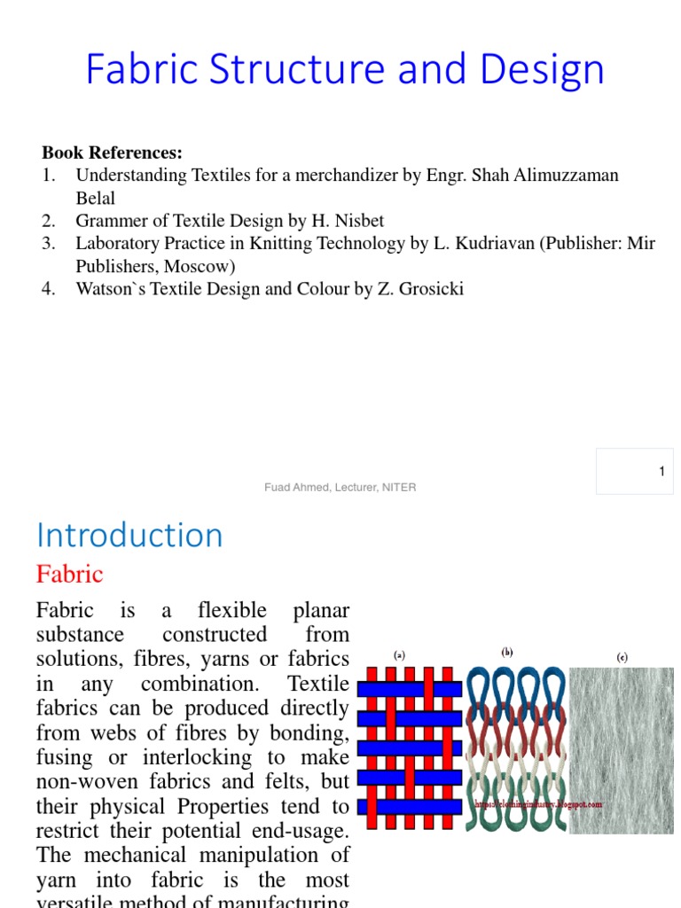 Fabric Structure and Design | PDF | Weaving | Textiles