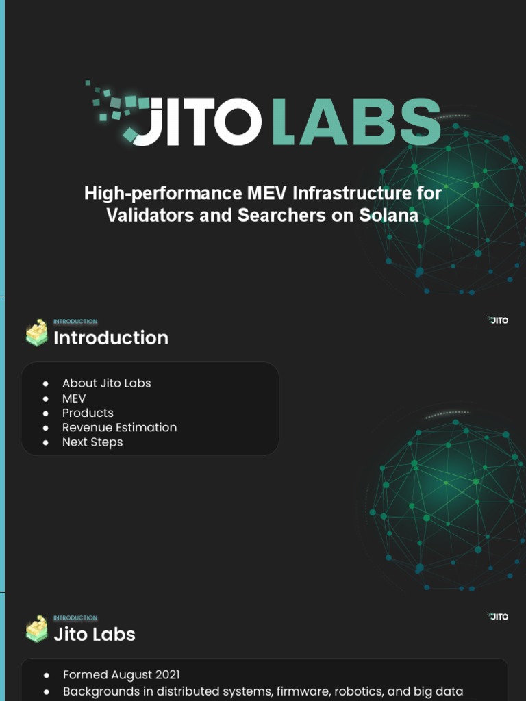 Jito Validator Presentation | PDF | Computing | Business
