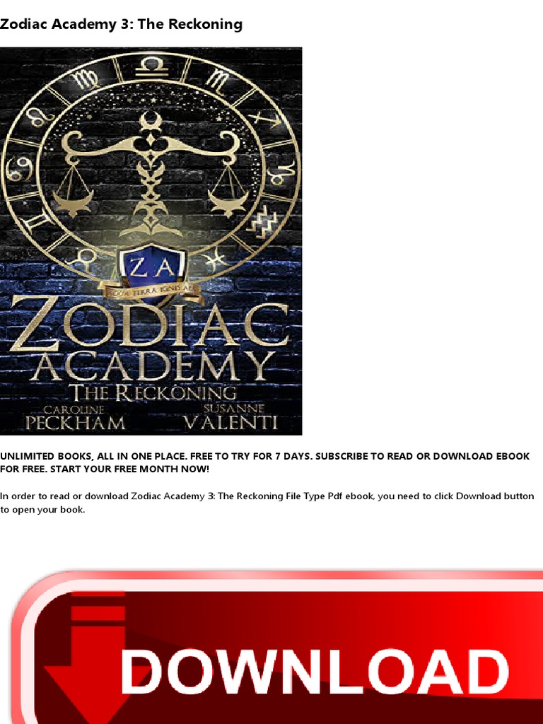 Zodiac Academy 3 The Reckoning | PDF