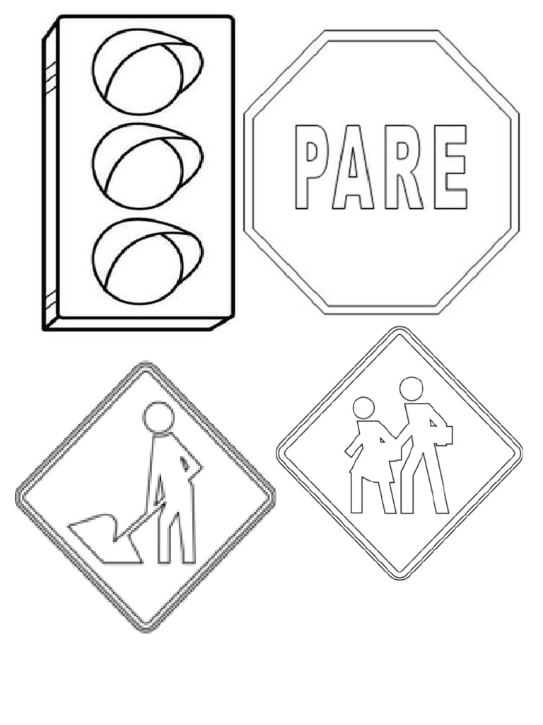 Señalética Colorear | PDF