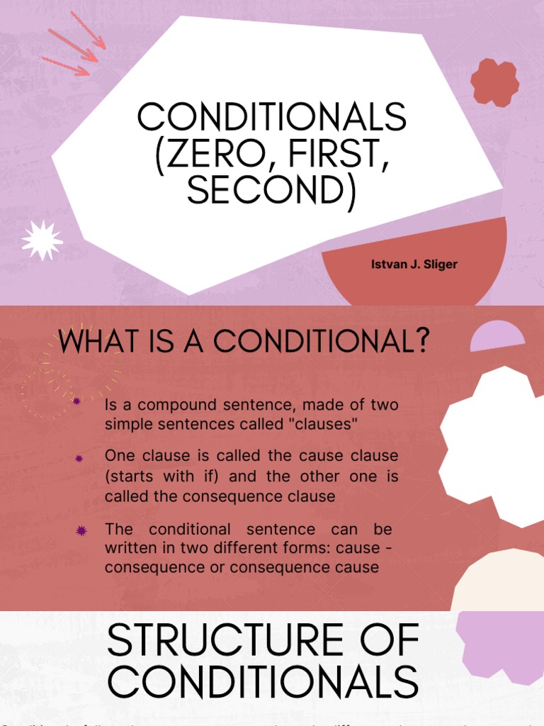 Conditionals (Zero, First, Second) | PDF | Verb | Grammar