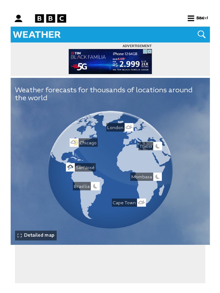 BBC Weather - Home | PDF | Weather | Weather Forecasting