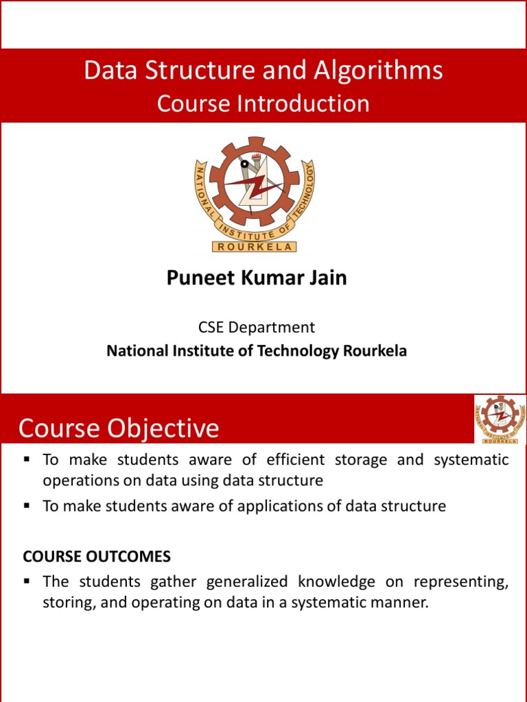 DSA Course Introduction | PDF | Computer Science | Computing