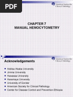 Hemocytometer Manual Cell Count Guide | PDF | Red Blood Cell | White ...