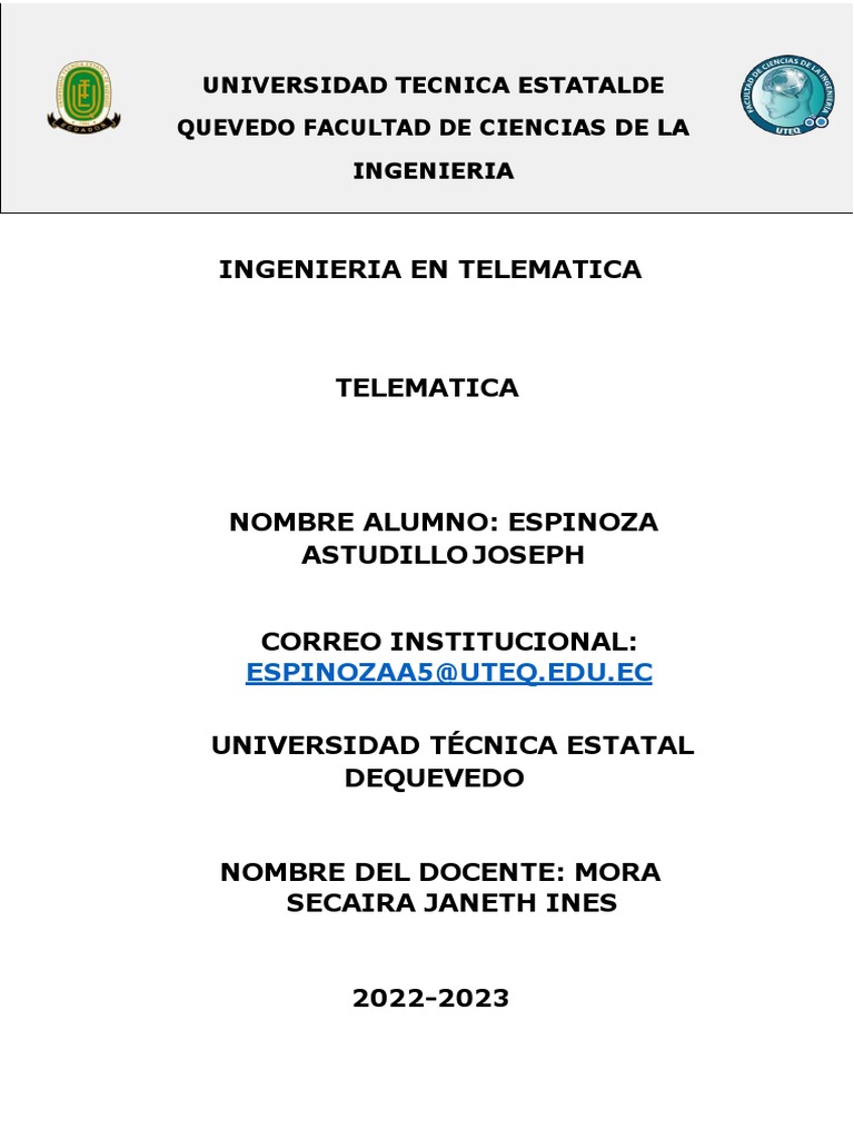 HISTORIA DE LA TELEMÁTICA | PDF