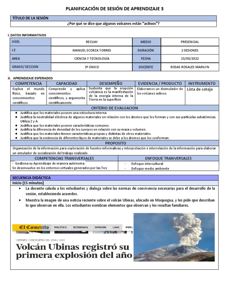 Prevención y comprensión de volcanes | PDF | Volcán | Tipos de ...