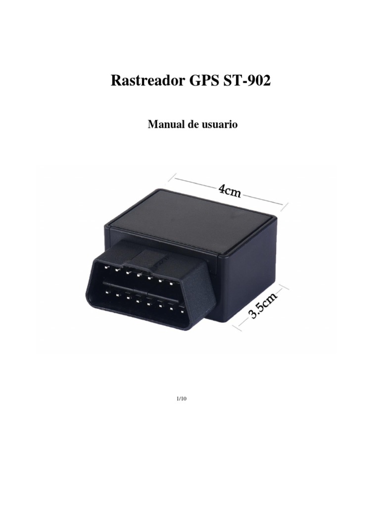 Manual de Usuario del Rastreador ST-902 | PDF | Gsm | paquete general ...