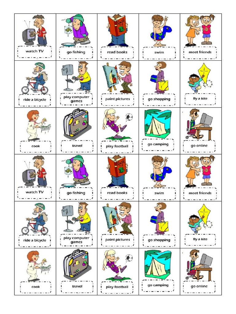 Gambar Activities Pokok Free Time | PDF