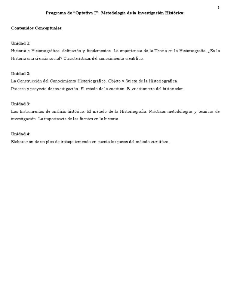 Resumen Optativa 1 Eze | PDF | Conocimiento | Teoría
