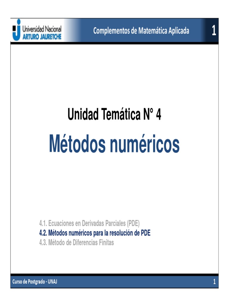 Métodos Numéricos | PDF | Análisis numérico | Ecuaciones
