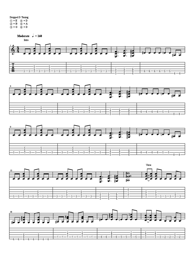 Homestuck - Strife! - Heir Conditioning Guitar Tab | PDF | Music Theory ...
