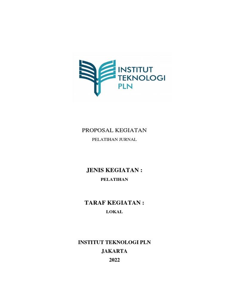 Proposal Jurnal 2022 TTD | PDF