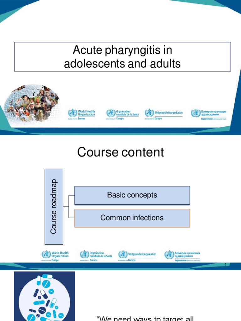 Acute Pharyngitis Management Guide | PDF | Antimicrobial Resistance ...