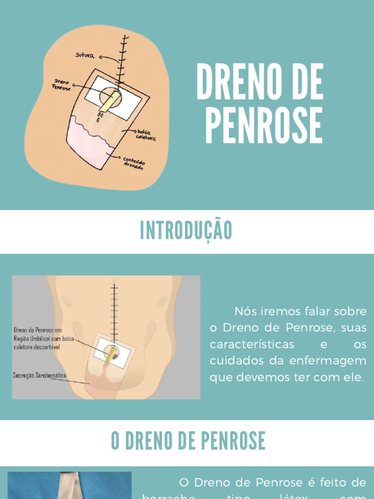 Dreno De Penrose Pdf Medicina Clínica Especialidades Médicas
