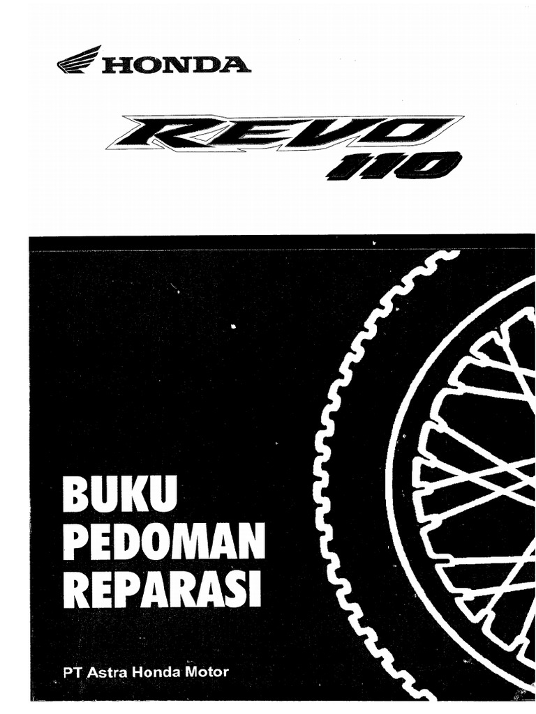 Honda Revo110 - Buku Panduan Reparasi / Service Manual | PDF