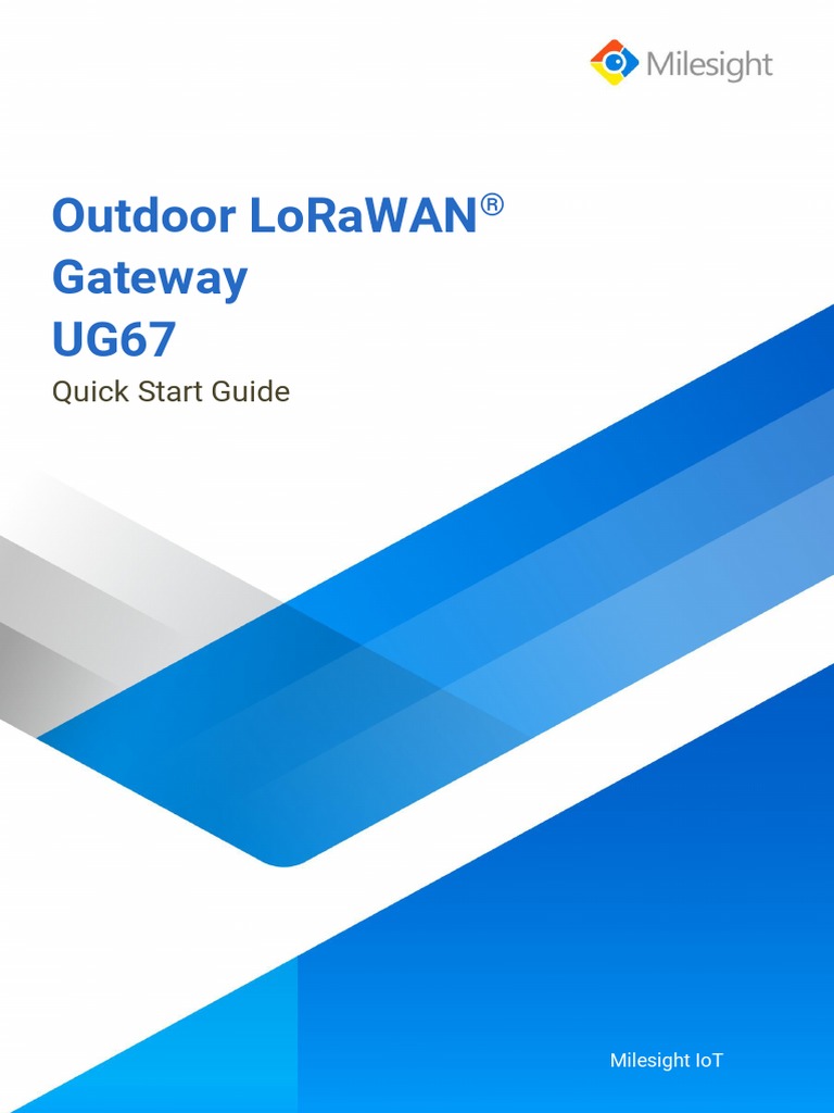 ug67-quick-guide-en | PDF | Computer Network | Gateway (Telecommunications)