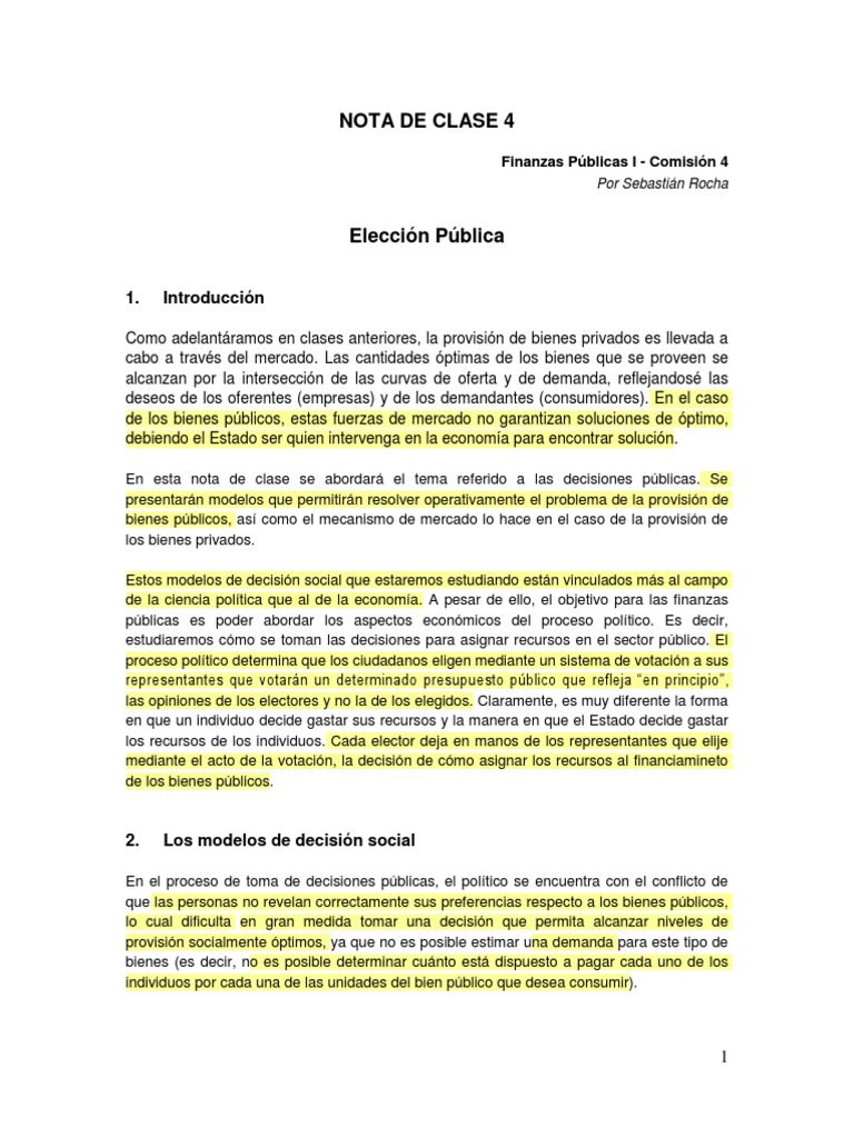 2 Eleccion Publica | PDF | Votación | Democracia