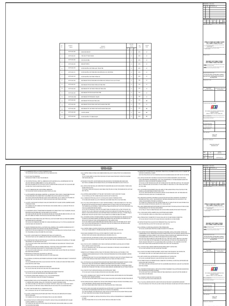 Hctf-Hvac System Drawing-Rev01 (20220527) | PDF