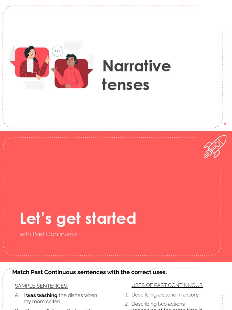 Narrative Tenses | PDF | Linguistic Morphology | Syntax