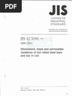 JIS G 3193 - 2019 - (Hot Rolled-Plate, Sheet, Strip-Dimensions ...