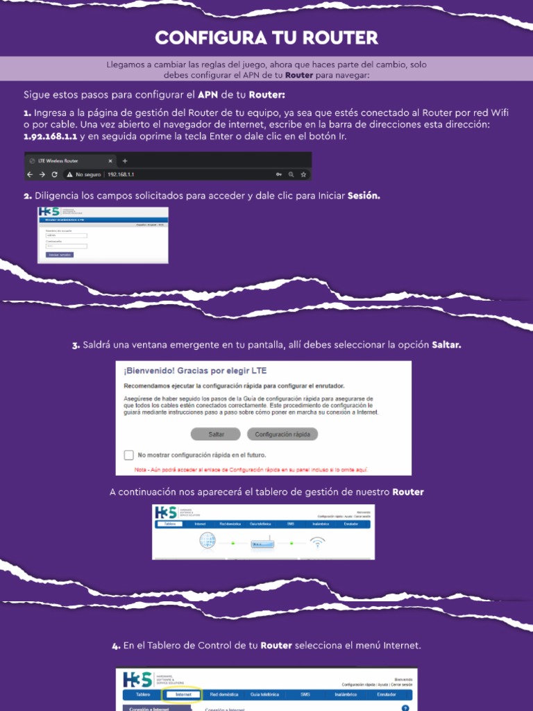 Configuración Router Wom | PDF