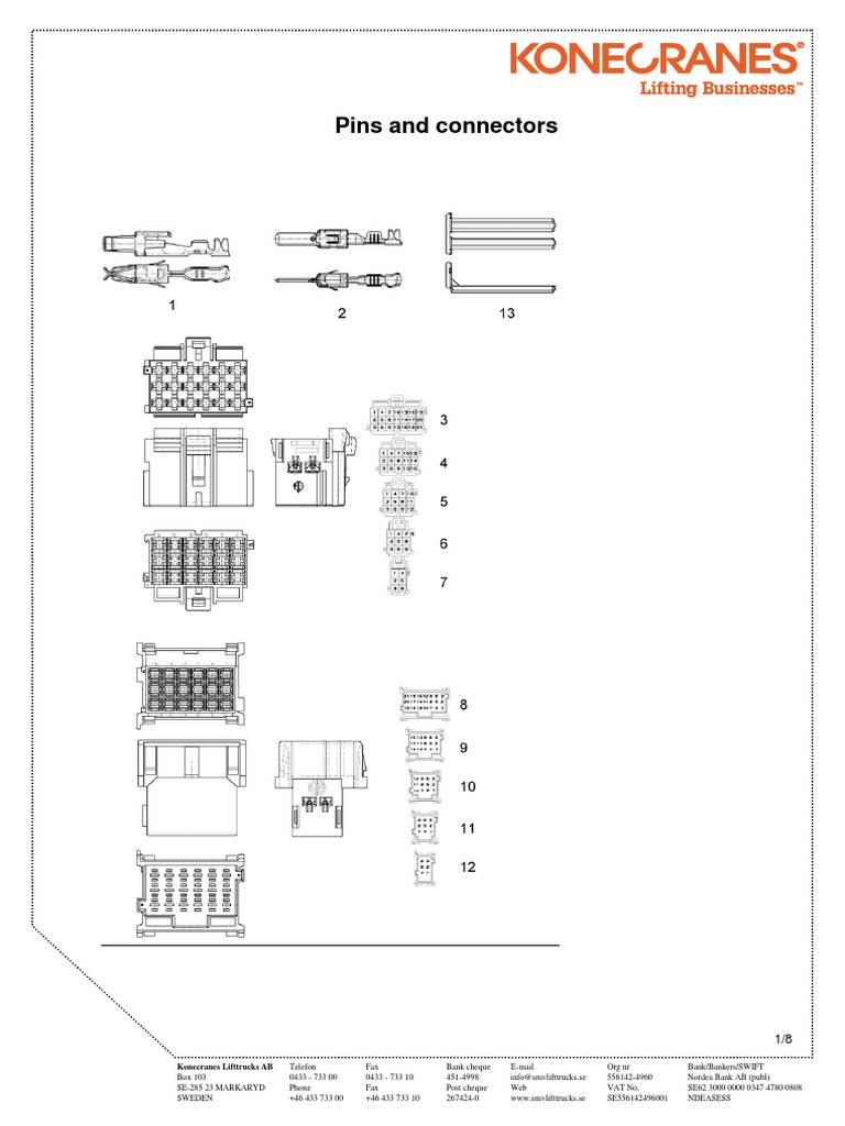 Pins and Connectors | PDF | Electrical Connector | Electric Power