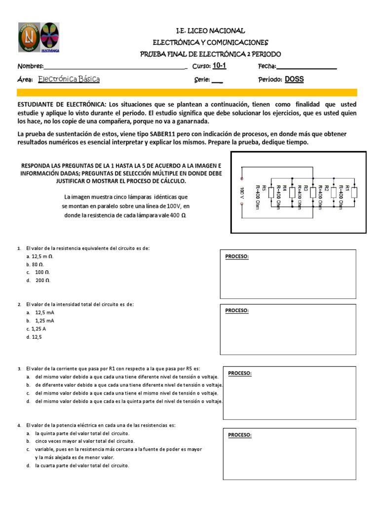 Electronica Basica | PDF | Resistencia Eléctrica y Conductancia ...