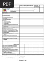 Per Teacher Daily Lesson Log DLL M E Checklist | PDF | Teachers | Learning